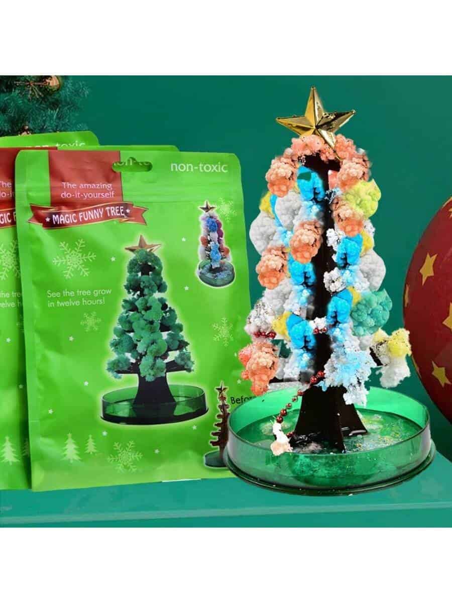SHEIN Christmas Decoration Christmas Tree Magic Growing Crystal Tree ...