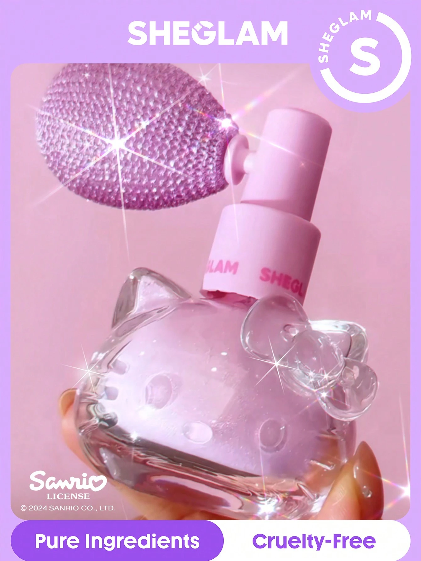 SHEIN Hello Kitty｜SHEGLAM Bow-Utiful Highlighting Body Mist-Kitty Glow ...